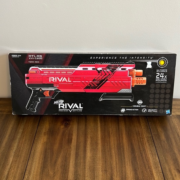 Nerf | Toys | Nerf Rival Atlas Xvi20 Blaster Team Red New 24x Rounds ...